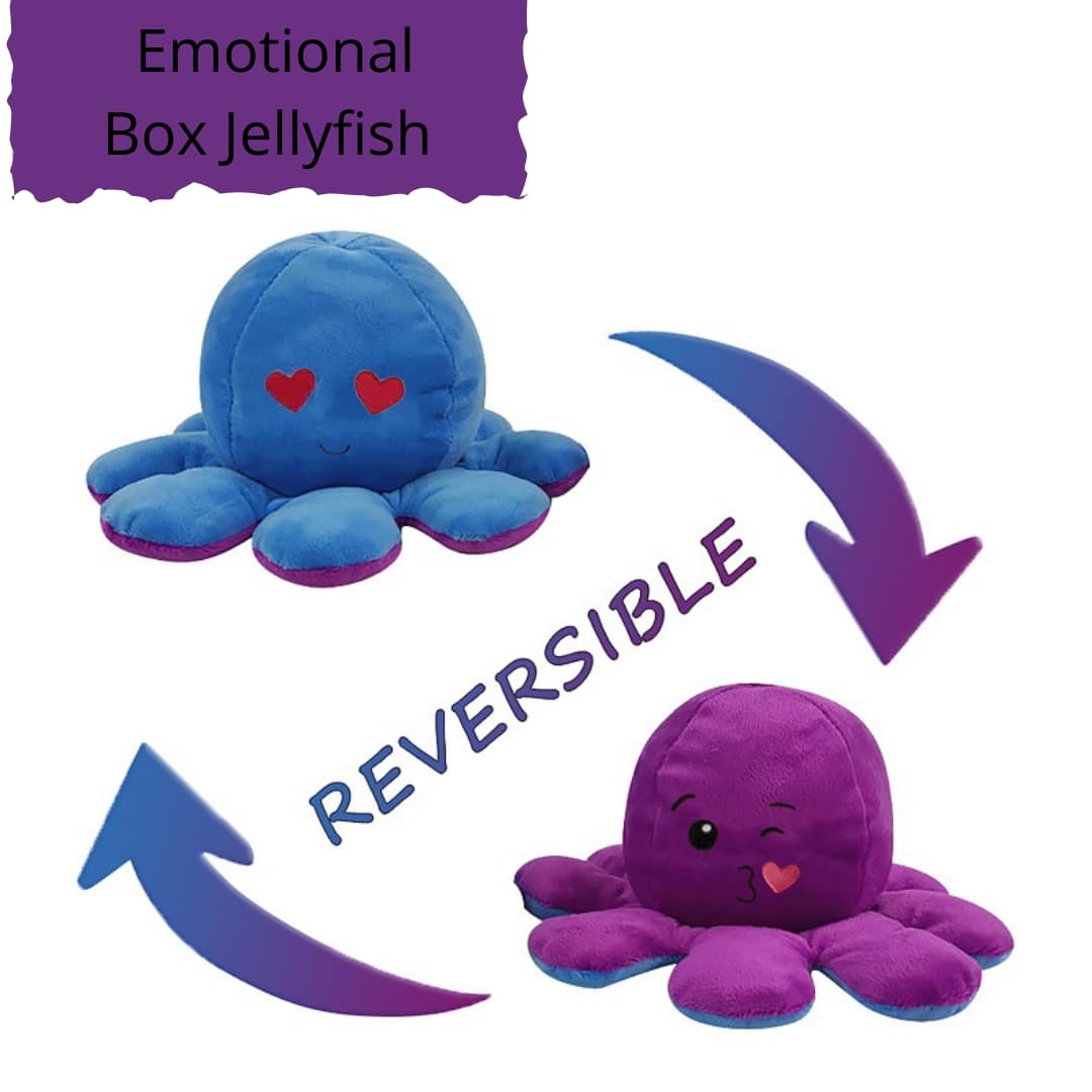 Emotional Box Jellyfish Magenta/Blue Valentine - Curios by Cass